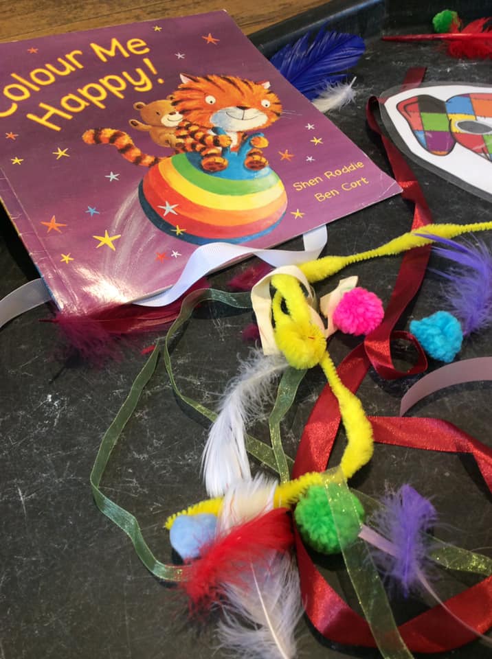 Elmer Activity Tray | Nursery Reading | Preschool | Childcare Berkshire